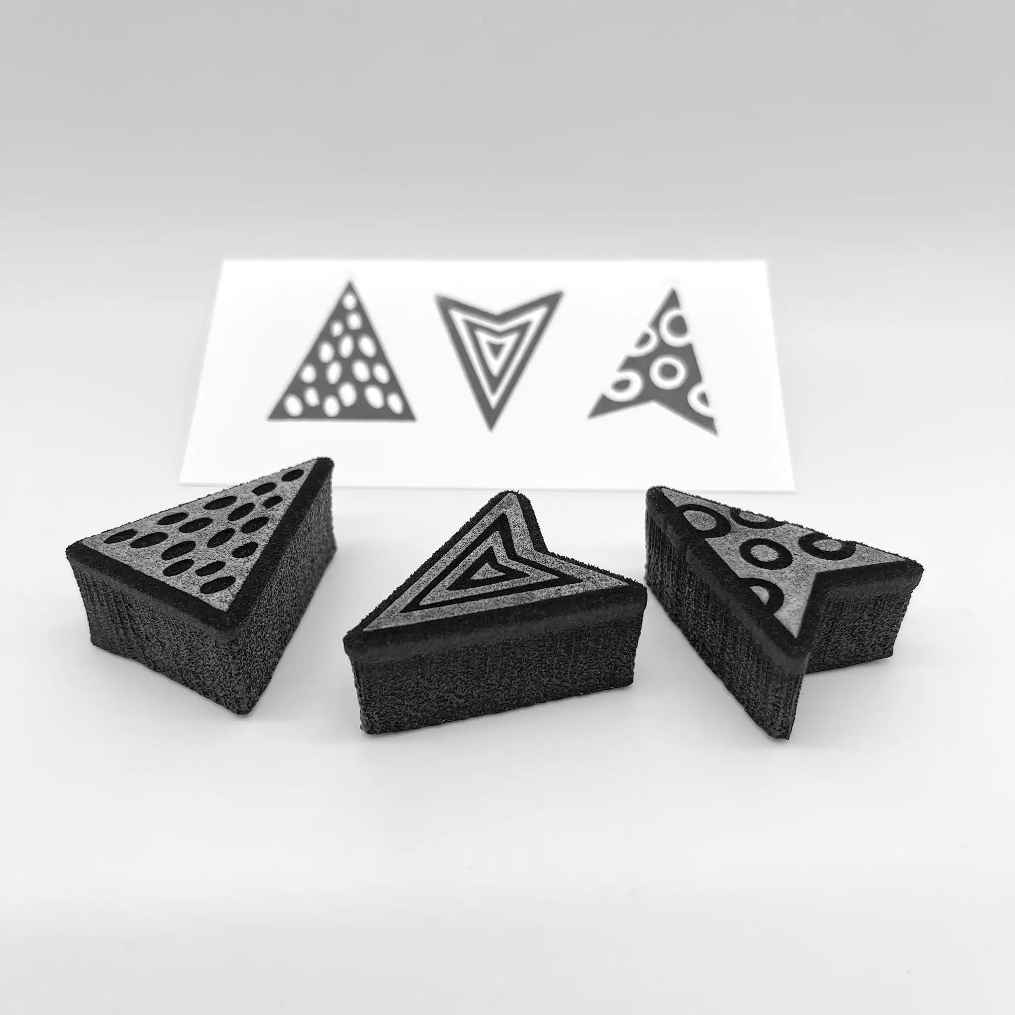 Doodly Tri Trig Trio | Artists' Tools | Foam Stamp - PM Artist Studio
