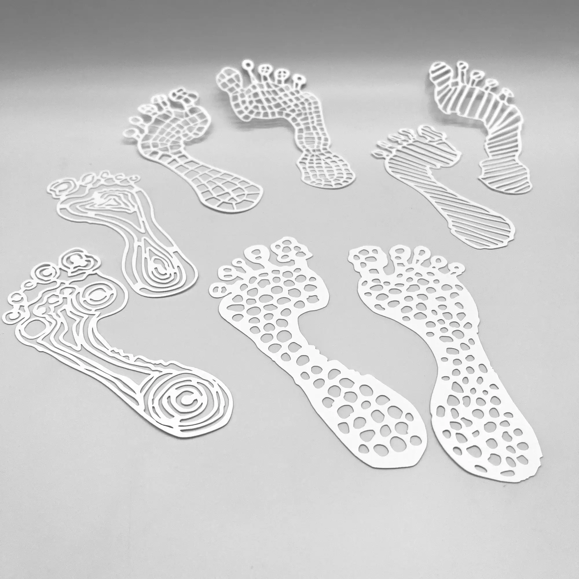 Footsie Play Stencils - PM Artist Studio