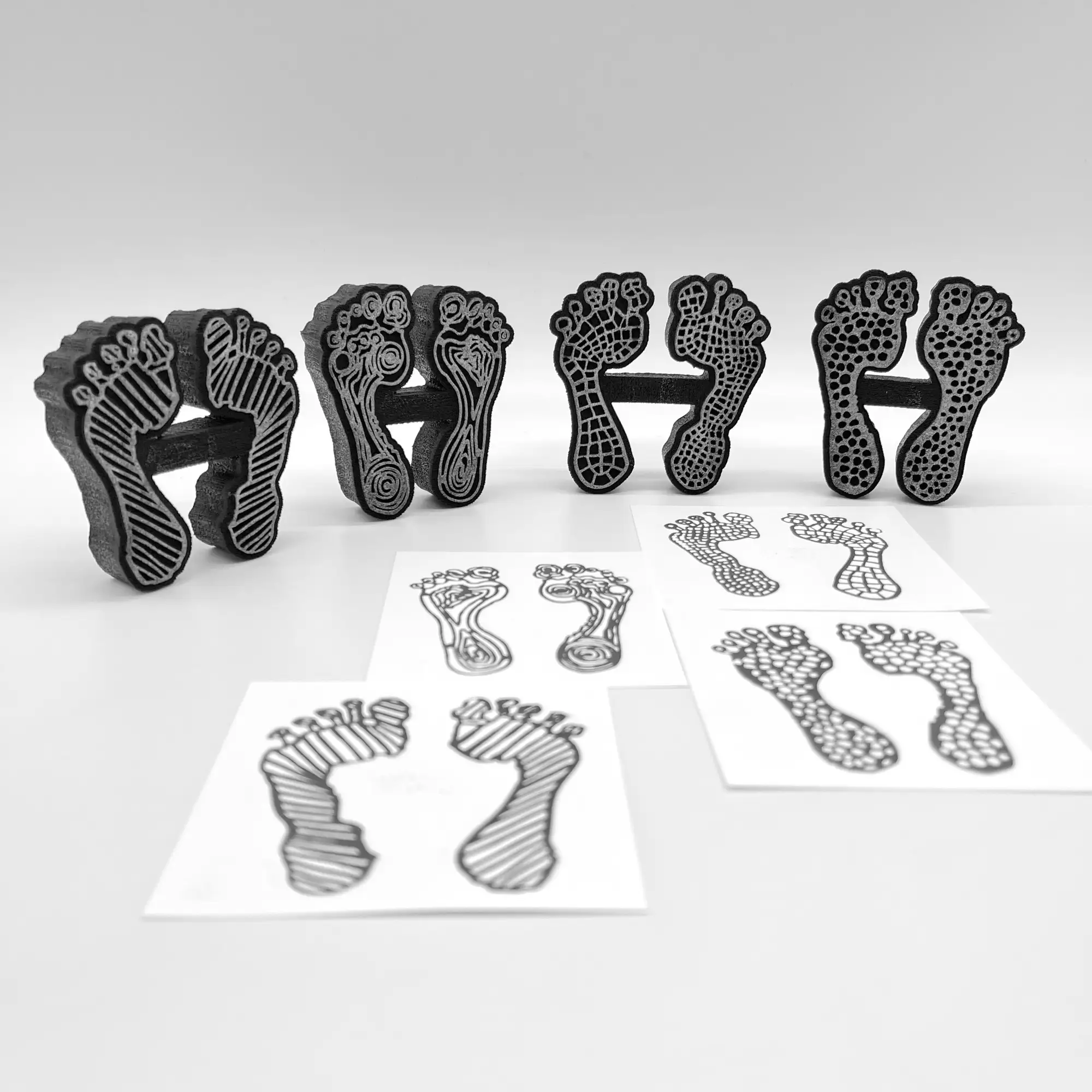 Footsie Play Foam Stamp Artist Tools - PM Artist Studio
