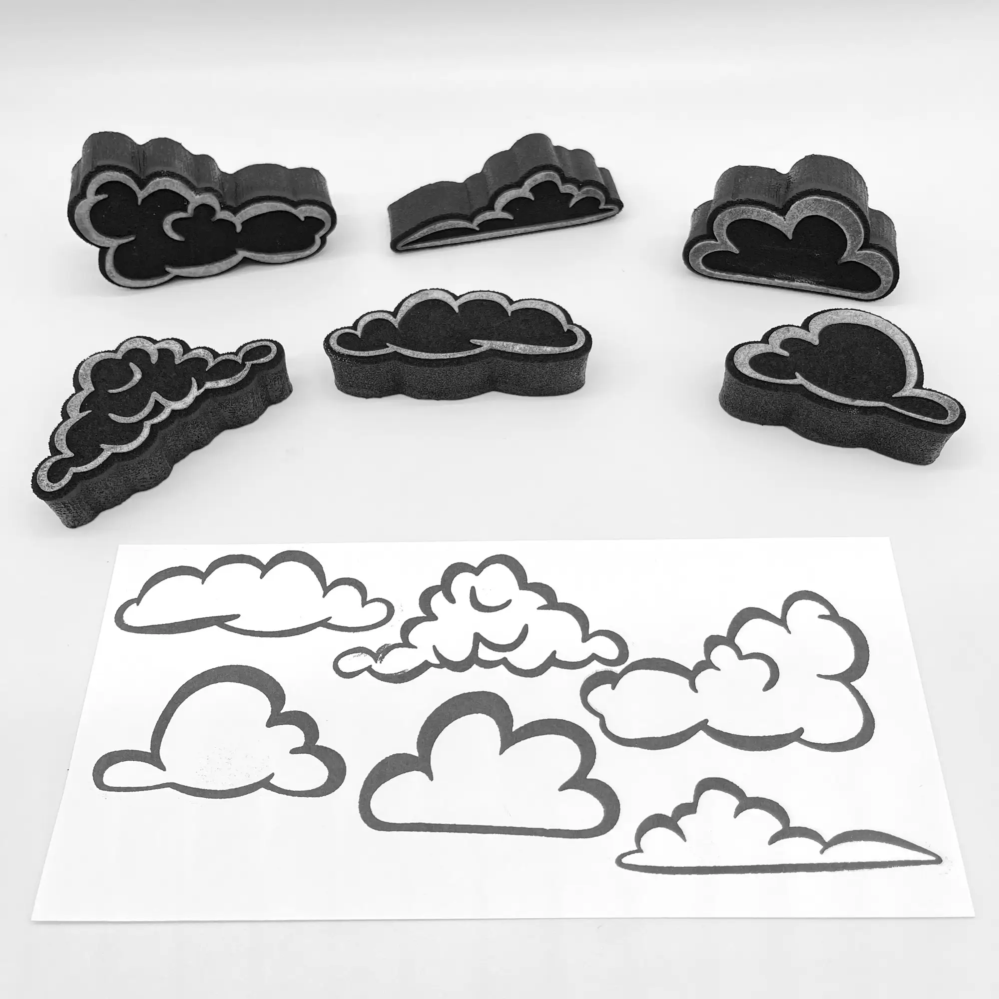 Get Offa My Cloud Foam Stamp Artist Tools - PM Artist Studio