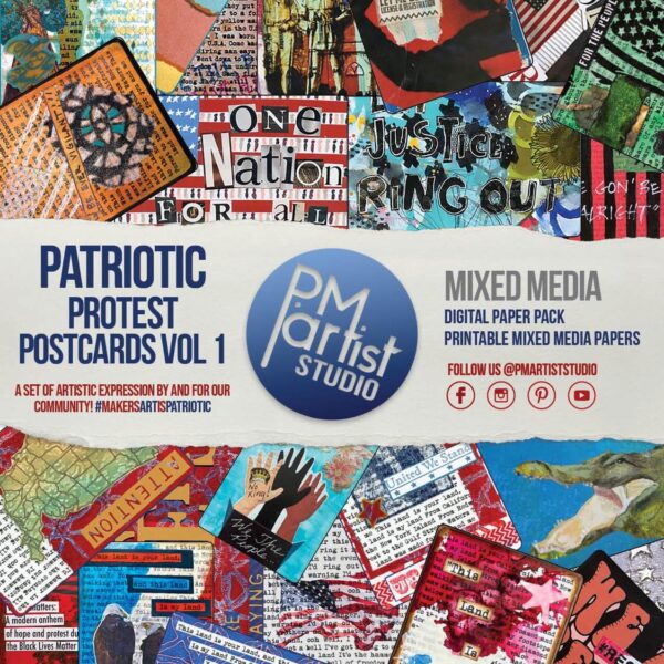 Patriotic Protest Postcards | Vol 1 | Download - PM Artist Studio