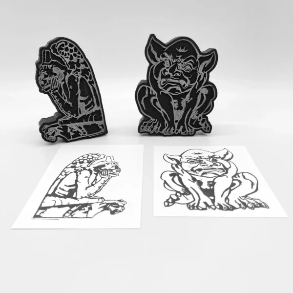 Gargoyles | Artists Tools | Foam Stamp - PM Artist Studio