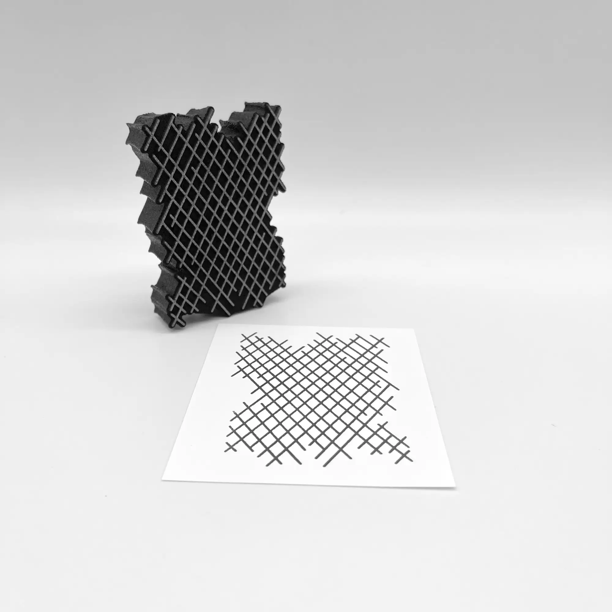 Mark Maker - Frayed Weave Foam Stamp Artist Tools - PM Artist Studio