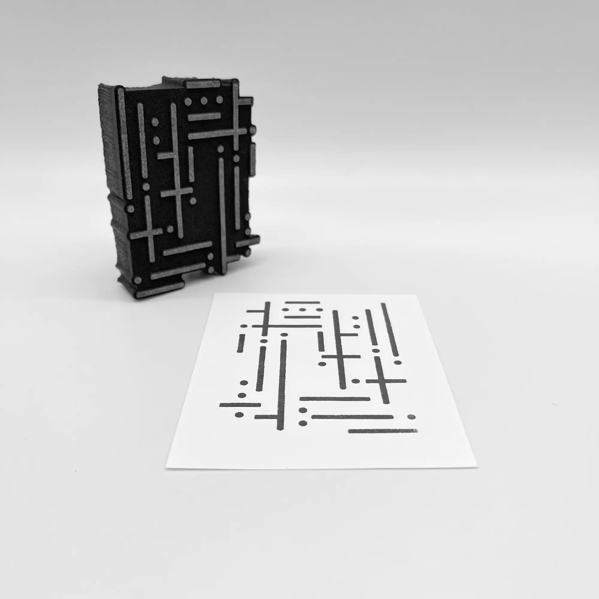 Mark Maker - Line Dot Foam Stamp Artist Tools - PM Artist Studio