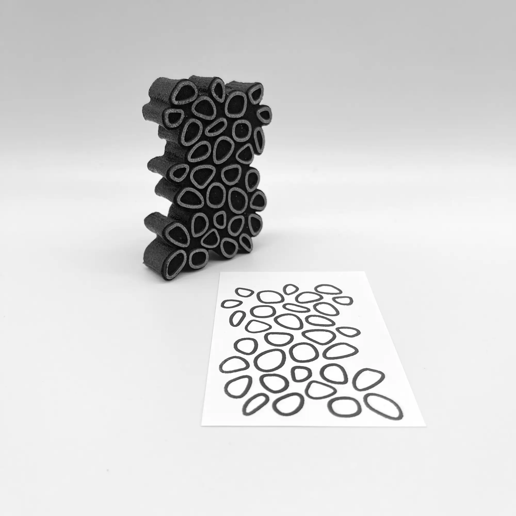 Mark Maker - Peculiar Pebbles Foam Stamp Artist Tools - PM Artist Studio