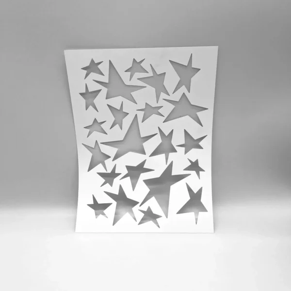 Warped Stars Stencils - PM Artist Studio