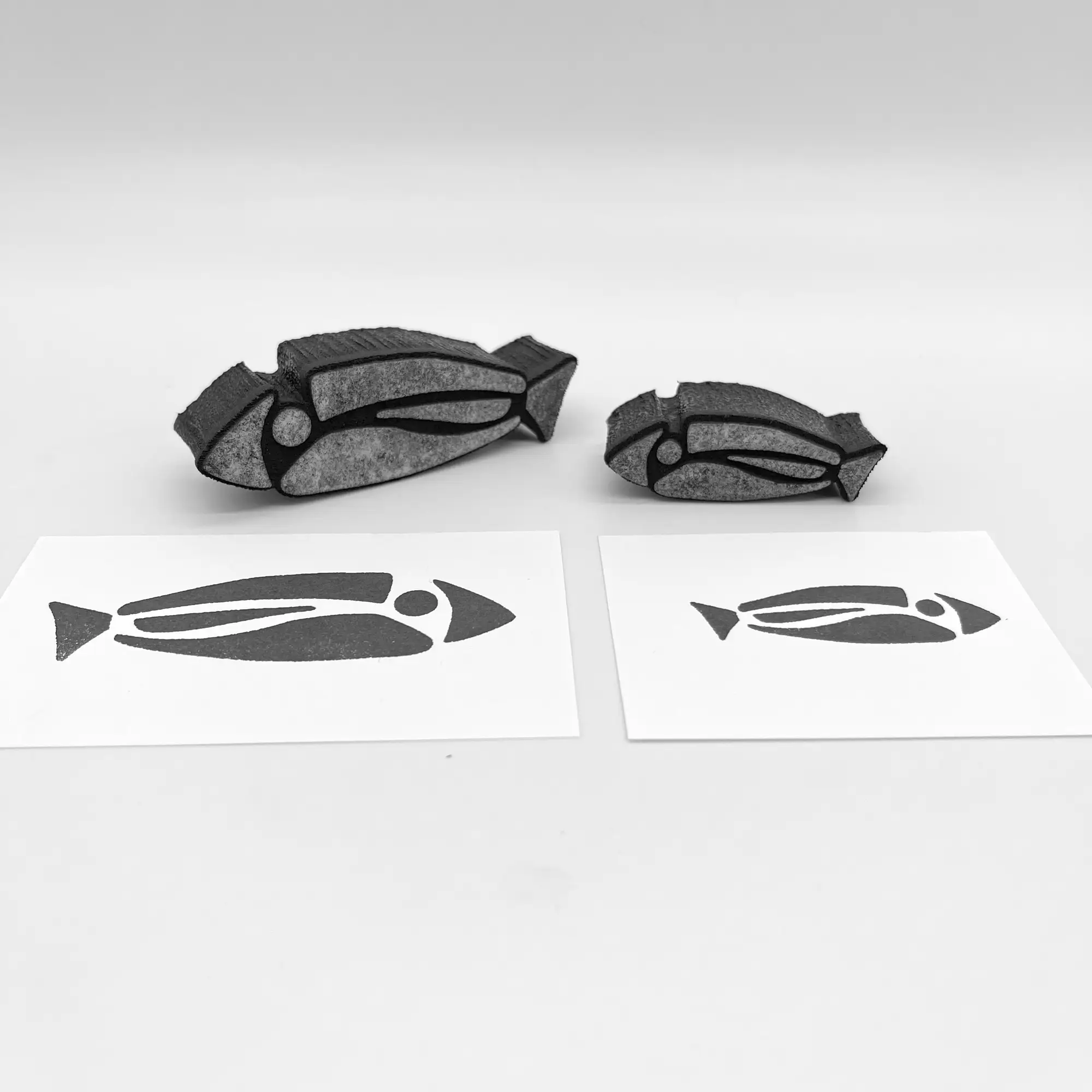 Sardines Foam Stamp Artist Tools - PM Artist Studio